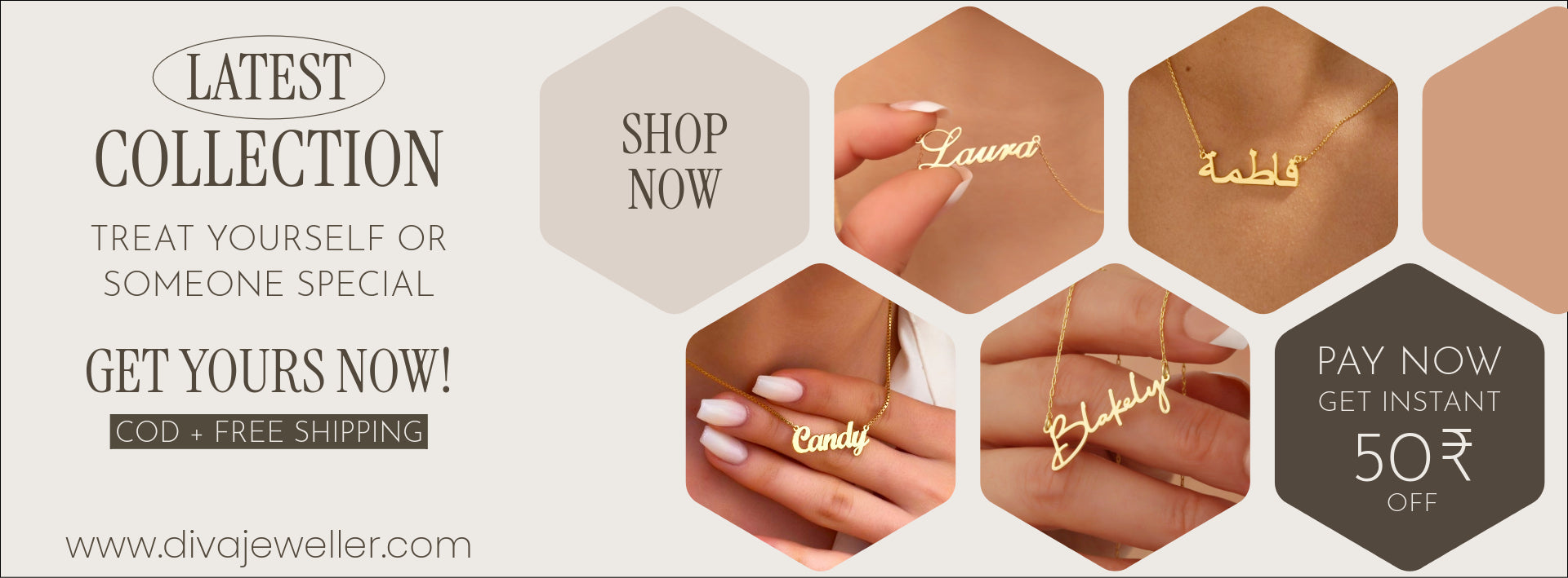 Diva Jeweller - Customised Name Jewellery